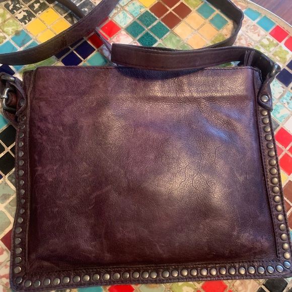 latico | Bags | Latico Deep Purple Leather Bag | Poshmark